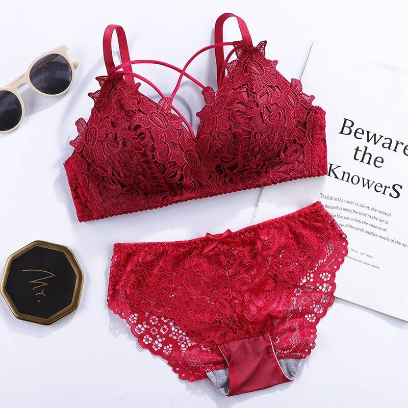 Rose Bra Panty Set Rajoki Earn