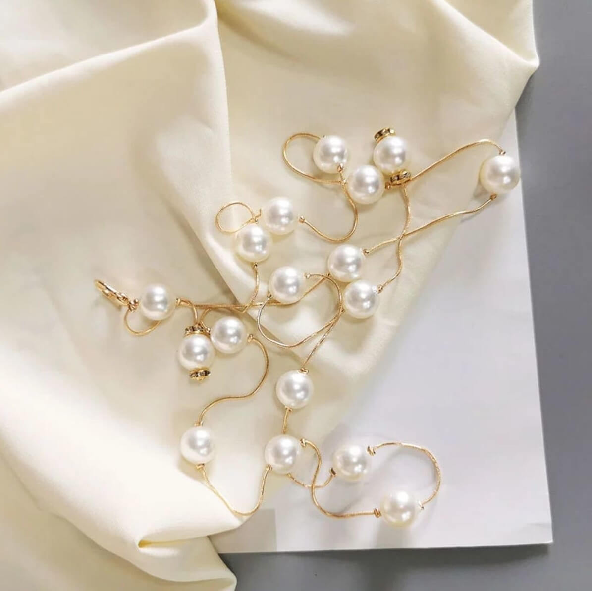 Pearl Chain Belt (Gold) - Rajoki Earn