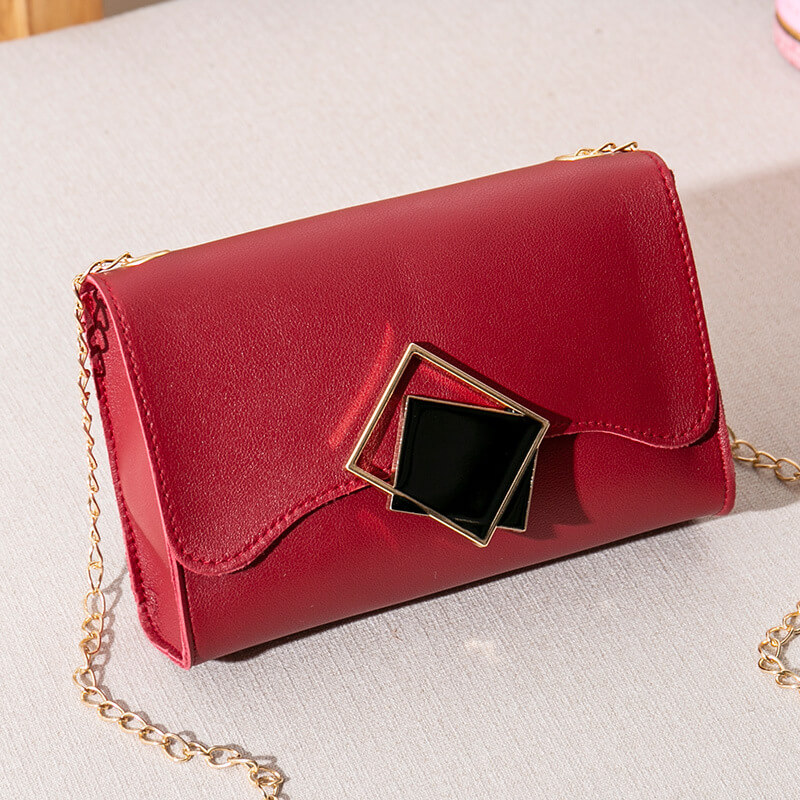 Stylish Lock bag (Red) - Rajoki Earn