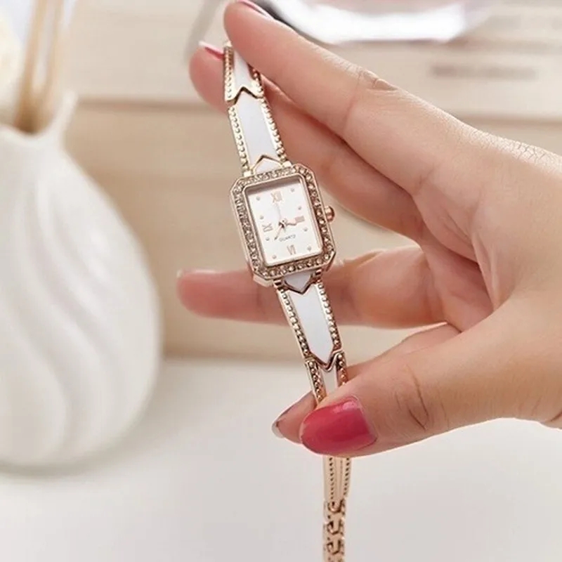 Diamond dial watch (Gold) - Rajoki Earn